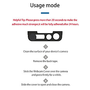 EYSOFT Privacy Cover Compatible for iPhone 13/iPhone 13 Mini Bundled with iPhone 13 Front Camera Cover,Protect Privacy and Security But Not Affect Face Recognition