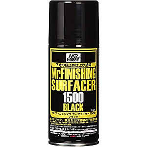 B526 Mr. Finishing Surfacer 1500 Black, GSI Creos