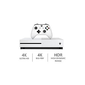 Microsoft - Xbox One S 500GB Console - White - ZQ9-00028 (Renewed)