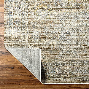 Livabliss x Becki Owens Margaret Traditional Washable Outdoor Area Rug, 5'3" x 7'10", Taupe/Brown