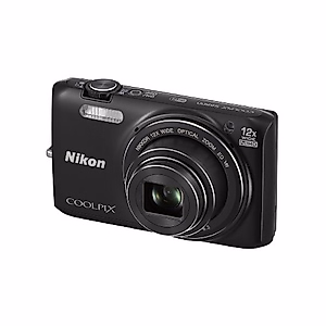 Nikon COOLPIX S6800 16 MP Wi-Fi CMOS Digital Camera with 12x Zoom NIKKOR Lens and 1080p HD Video (Black) (Discontinued by Manufacturer)