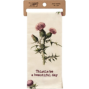 Primitives by Kathy Thistle Be A Beautiful Day Kitchen Towel