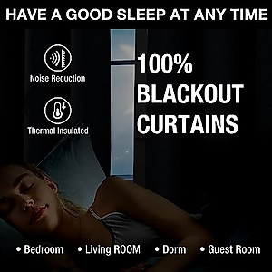 White Full Blackout Curtains for Living-Room with White Coating, Linen Textured Thermal Insulated Window Treatment Set for Bedroom Guest Room Hotel Energy Saving Curtain Panels Grommet Top 40"x84" 2pk