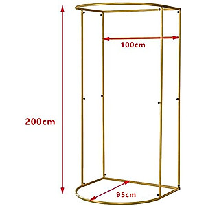 Clothing Store Fitting Room with Shading Curtain, Portable Temporary Mobile Privacy Protection Dressing Room, Foldable Mall Simple Changing Room and Display Rack, 200x100x95cm (Beige)