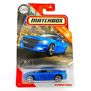 Matchbox - 2018 Dodge Charger - MBX City [Blue] # 15/100