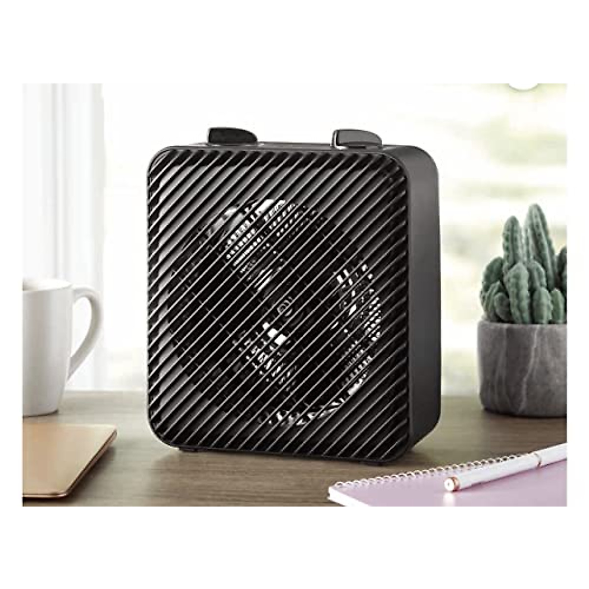 Pelonis Personal Mini Fan Forced Heater 3 Heat Settings-adjustable Thermostat