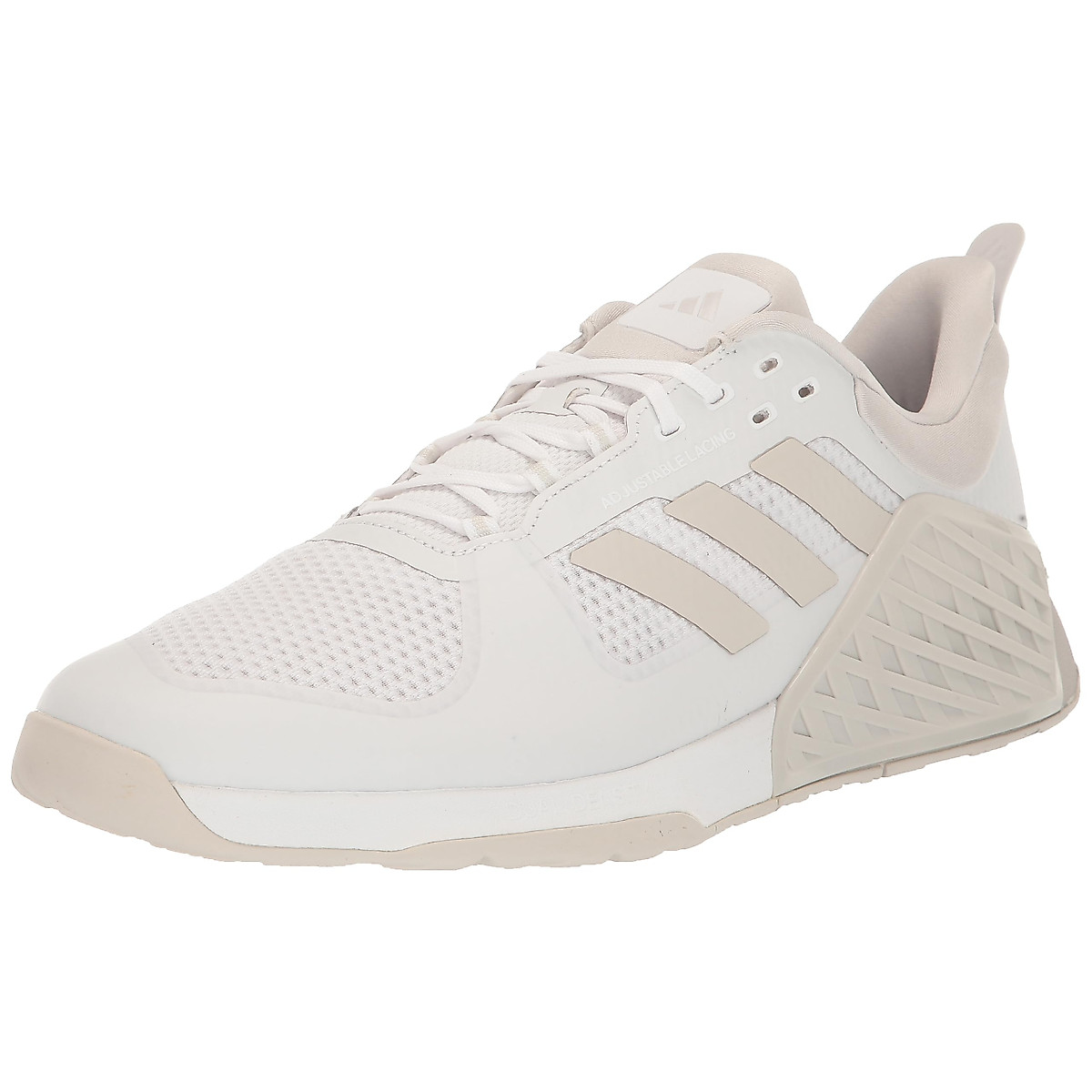 adidas unisex-adult Dropset 2 White/Linen Green/Silver Pebble 14.5