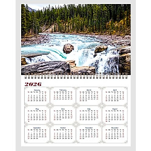 2025 Spiral-bound Wall Calendar (The Great Outdoors) - 12 Months Desktop/Wall Calendar/Planner