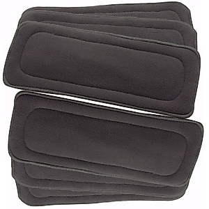 Lilbit Diaper Baby Cloth Diapers 6 PCS + 6 Inserts Adjustable Washable and Reusable Pocket Diapers for Baby (Sets 6)