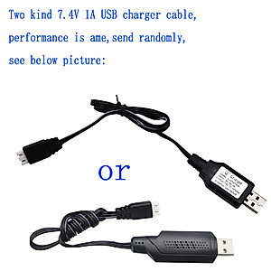 Blomiky 2 Pack 7.4V 1100mAh 8.51Wh Li-ion Rechargeable Battery with SM-2P Plug and 2 Charger Cable fit for H101 H103 RC Boat RC Car Vehicles Toy Force Battery 2