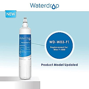 Waterdrop F-1000 Undersink Water Filter, Model No.W03-F1, Replacement for F-1000 & F-1000s Filtration System and AquaPure AP Easy C-Complete