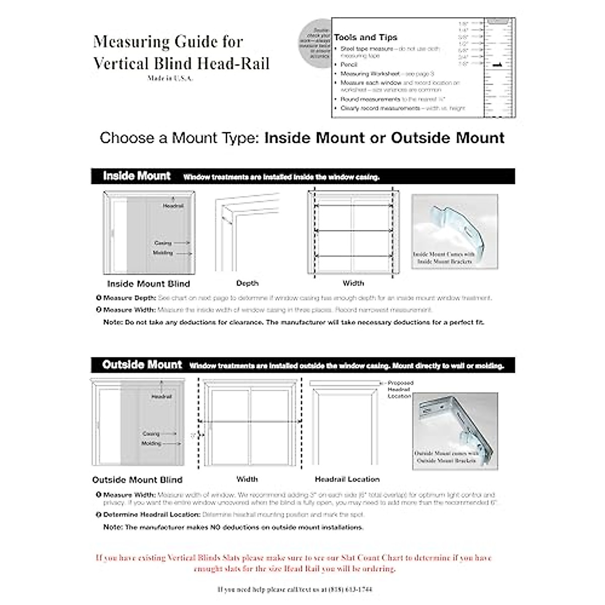 Vertical Blinds Replacement Headrail Track Custom Made to Your Size, Stack, and Control Type - Complete with Brackets and Hardware (64.5 inches)