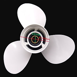 11 5/8x11 G Boat Engine Aluminum Alloy Propeller for Yamaha 40HP 50HP 55 HP 60HP Outboard Motors 69W-45947-00-00 69W-45947-00-EL 663-45947-02-EL 663-45947-02-36 663-45947-01-36 6H5-45945-00 11.625x11