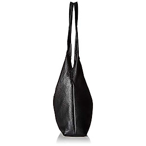 The Sak womens Women's Huntley Leather Hobo Handbag, Black, One Size US