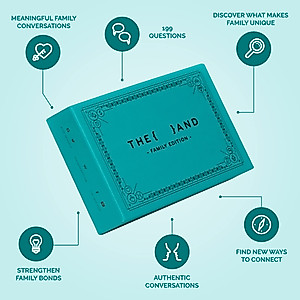 {THE AND} Family Edition - 199 Family Conversation Cards to Strengthen Relationships - Questions for Families to Get Everyone Talking - Fun Family Bonding Game at Dinner or Game Night By The Skin Deep