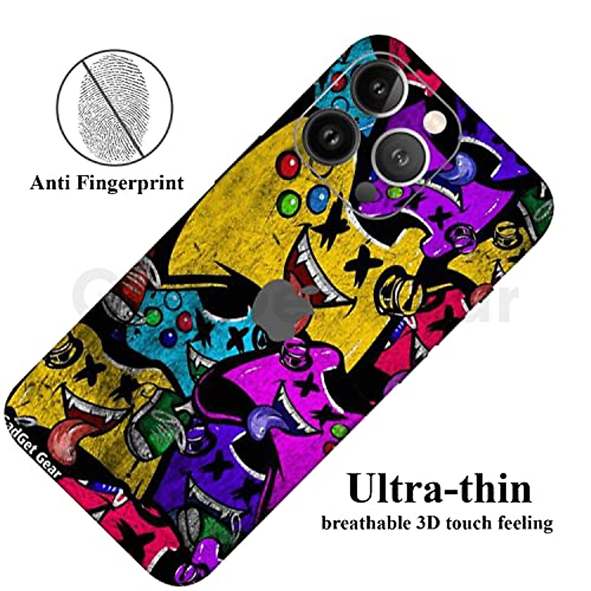 Gadget Gear Vinyl Skin Back Sticker (Not a Cover) Customised Controller (15) Mobile Skin Compatible with Huawei P30 (Only Back Panel Coverage)