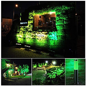 Green MR16 LED Light Bulbs 50W Equivalent Halogen Replacement 6W 12V Bi-pin GU5.3 Outdoor Landscape Yard Lighting- Pack of 6