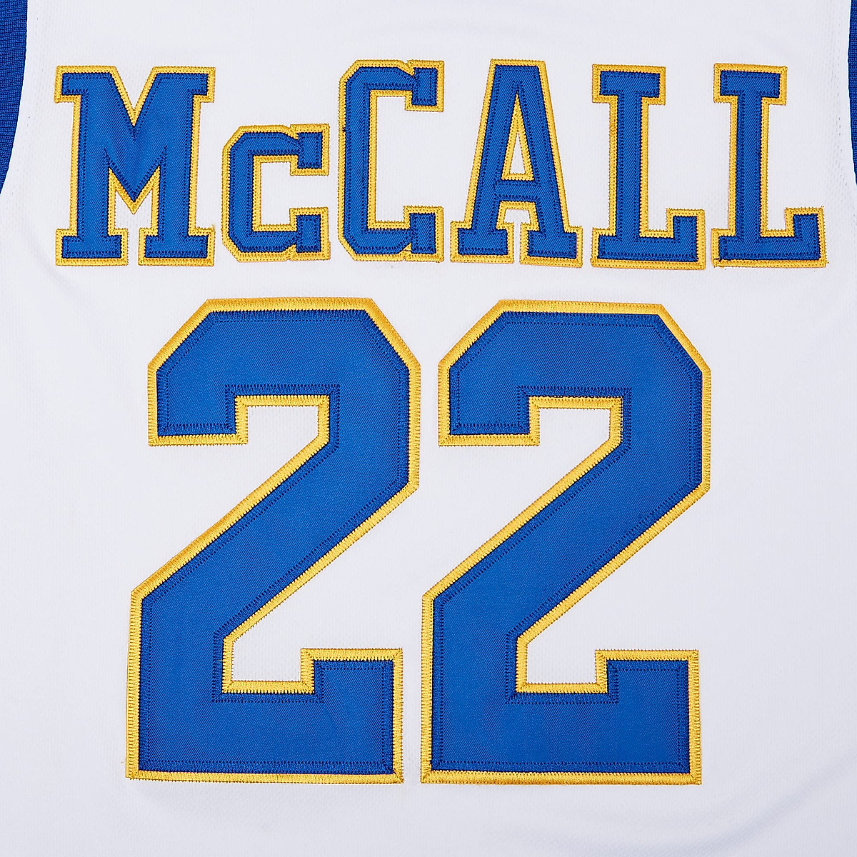McCall #22 Wright #32 Love and Basketball Moive Crenshaw Basketball Jersey (#22 White, Large)