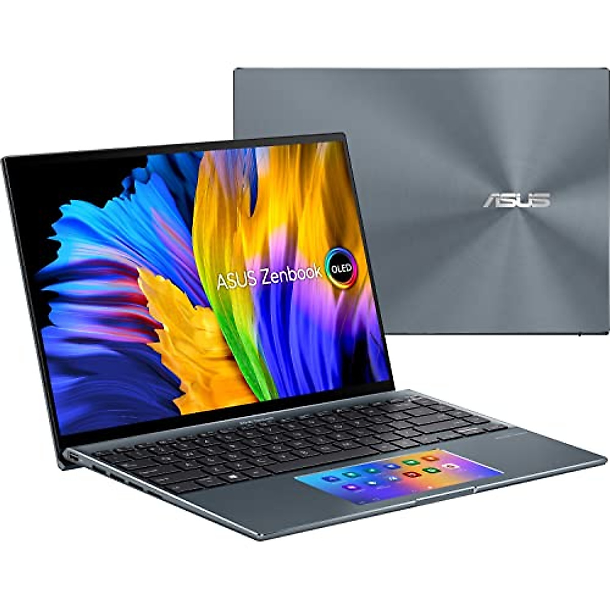 ASUS ZenBook 14X OLED UX5400 14" QHD+ Touchscreen (Intel 12-Core i7-1260P, 16GB RAM, 1TB SSD, RTX 2050) Business Laptop, Innovative ScreenPad, Backlit, FP, Thunderbolt 4, IST HDMI, Win 11 Pro - 2023