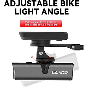 towild AS80 Bike Computer Mount for Road Bike Aero Integrated Handlebar Out Front Mount Aluminium Alloy Compatible with Garmin,Wahoo,and Bryton with GoPro Action Camera Bike Light