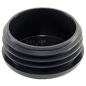 Caplugs CCF-1 1/2-10-14 – CCF Series – Plugs for Round Tubing, 300 Pack, to Fit Round Tube Size OD 1.50" x 0.52" L, Low-Density Polyethylene (PE-LD), Black, Wall Thickness 10-14 Ga. (99191822)