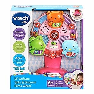 VTech Lil' Critters Spin and Discover Ferris Wheels, Pink (Amazon Exclusive)
