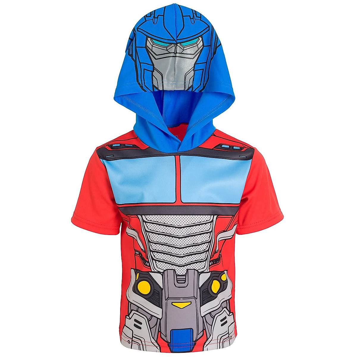 Transformers Optimus Prime Little Boys Athletic Graphic T-Shirt Mesh Shorts Blue/Red 7-8