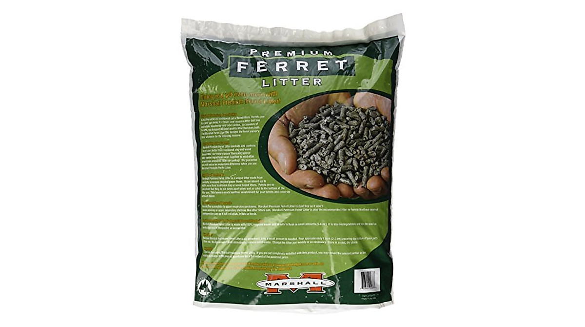 Marshall Ferret Litter - Odor Control & Eco-Friendly 10-Pound Bag