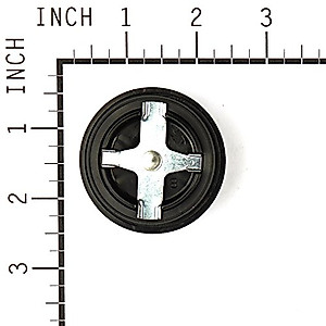 Briggs & Stratton 494559 Fuel Tank Cap For 3-5 HP Horizontal Engines and Selected Models , Black