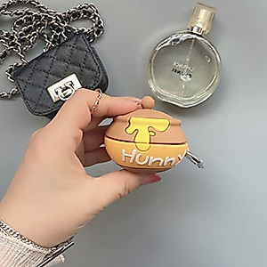 (1 Pack) BGAANM Cartoon Silicone Case Cover with Keychain Designed for Samsung Galaxy Buds2 Pro (2022) /Galaxy Buds 2 (2021) /Galaxy Buds Pro (2021) /Galaxy Buds Live (2020)