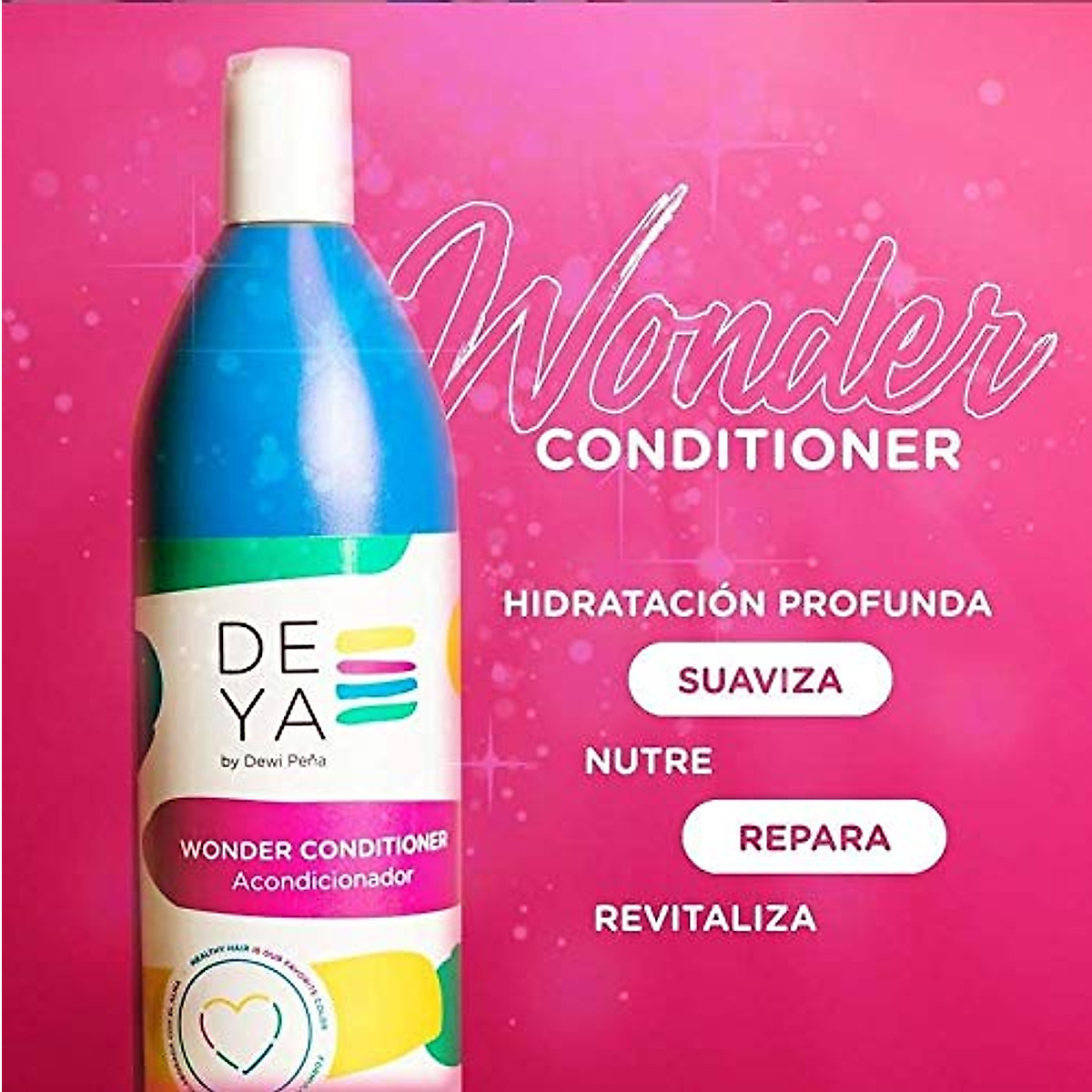 DEYA Wonder Conditioner, Hydrates Restores And Provides Shine. Hidrata Acondiciona y Provee Brillo Para Todo Tipo de Cabello. (32 oz)