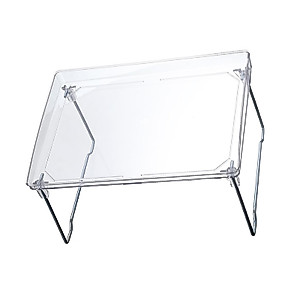 NYSUZHOUJI Desktop Storage Rack Foldable Desktop Shelf Organizer Large Space Stackable Space Saving for Kitchen Bathroom Bedroom