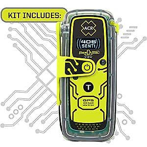 ACR ResQLink View GPS Personal Locator Beacon Survival Kit