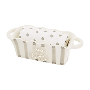 Mud Pie OH Happy Day Mini LOAF & Towel Set