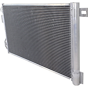 Kool-Vue A/C Condenser Compatible with 2007-2016 GMC A/Cadia, Fits 2009-2016 Chevrolet Traverse, Fits 2008-2015 Buick Enclave, Aluminum Core With Receiver Drier DPI-3649 GM3030276