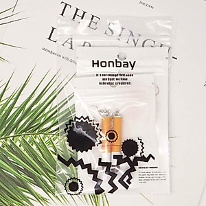 Honbay 2 Pairs of Creative Funny Cigarette Butt Earrings Wacky Lifelike Cigarette Earrings Unisex Dangle Earrings Cool Punk Earrings Halloween Earrings (AB)