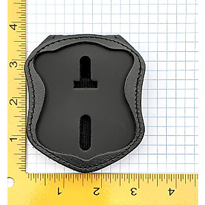 Perfect Fit Shield Wallets Boston Police Belt Clip Badge Holder with Neck Chain