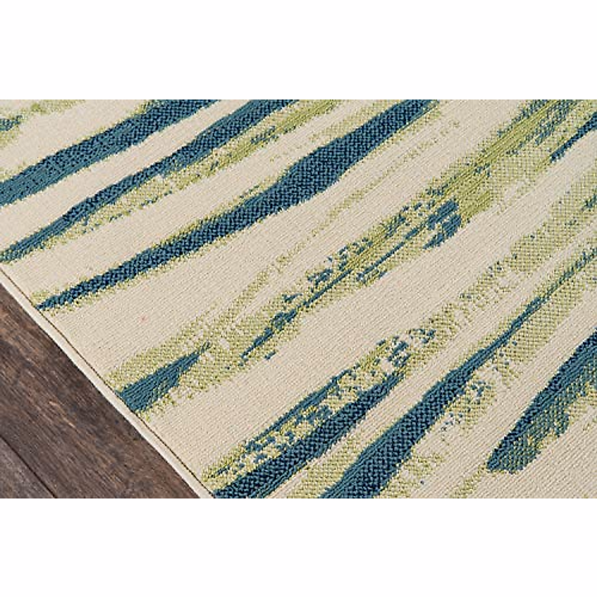Momeni Baja Palm Leaf Area Rug, 3 ft 11 in x 5 ft 7 in, Green