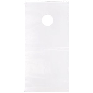 Uline 6" x 12" 1.5 mil Clear Doorknob Bags, 100 Pack, Literature Drop Bags (S-2176)