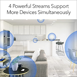 NETGEAR Nighthawk Advanced Whole Home Mesh WiFi 6 System (MK72)– AX3000 Router with 1 Satellite Extender, Coverage up to 3,000 sq. ft. and 35+ Devices