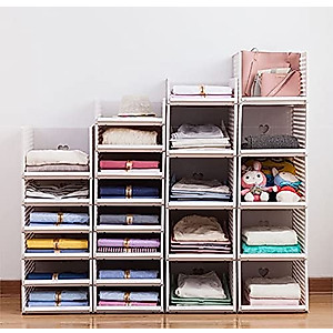 HomeDecoGoods Sturdy Simple Plastic Storage Drawers, Stackable Small Large Sliding Basket Organizer Drawer, White - Storage Drawers Organizer Using for Office, Kitchen, Living Room (Small)