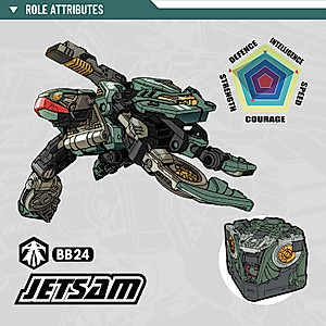52TOYS Beastbox Jetsam Deformation Toy, Collectible Action Figure with Accessories, Multicolored Gift for Boys