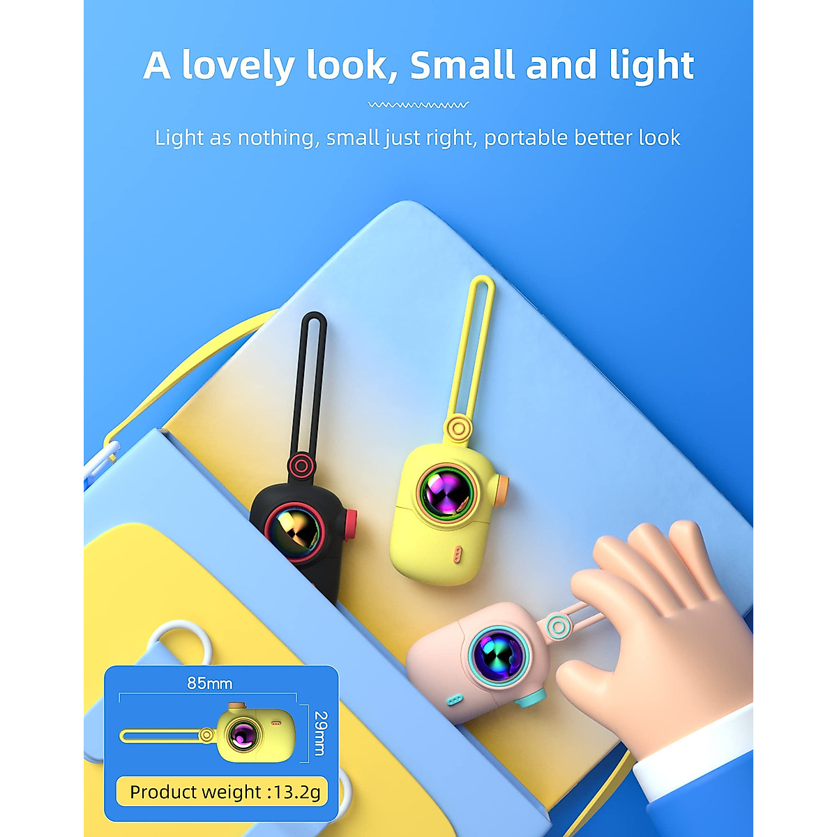 Bilious Cute Mini Camera Shaped USB Flash Drive, Thumb Drive 64gb Waterproof USB 2.0 Memory Stick Small Size USB Drive Gift