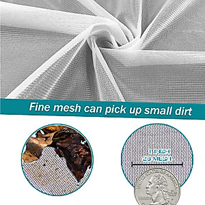 POOLWHALE Professional Pool Skimmer Net, Heavy Duty Swimming Leaf Rake Cleaning Tool with Deep Fine Nylon Mesh Net Bag - Fast Cleaning,Easy Scoop Edge,Debris Pickup Removal