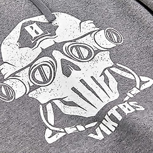 VIKTOS Fallback Four Eyes Hoodie, Athletic Heather, Size: XX-Large