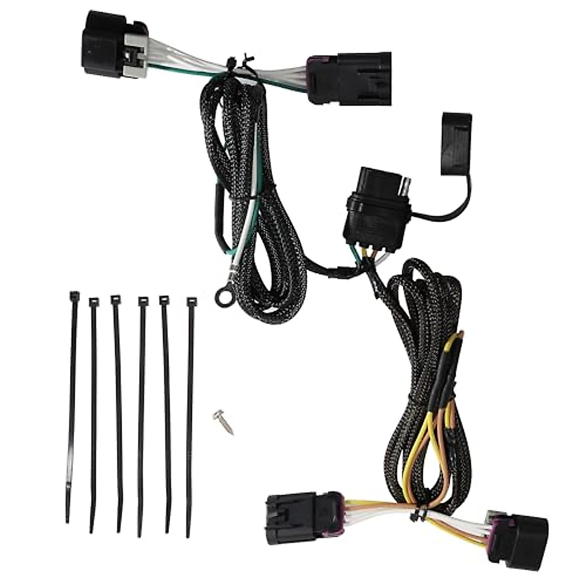 Oyviny Custom 4 Pin 56094 Trailer Wiring Harness for 2010-2017 GMC Terrain/Chevrolet Equinox, Terrain Trailer Hitch Wiring Kit