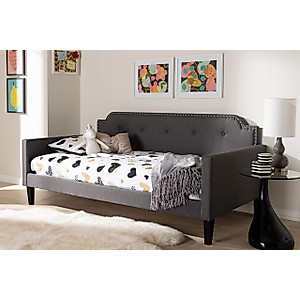 Baxton Studio Daybeds, Twin, Grey