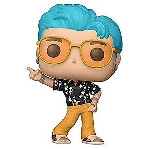Funko Pop! Rocks BTS Set of 7 - Dynamite-RM, Dynamite-J-Hope, Dynamite-Suga, Dynamite-Jimin, Dynamite-Jin, Dynamite-Jung Kook, and Dynamite-V