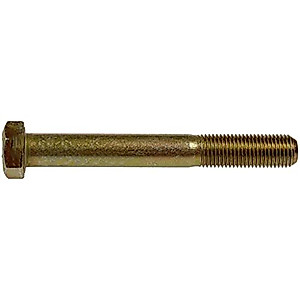 Cap Screw | Hex Head | 7 Pieces | Grade 8 | 3/8-24 x 3 In. | Gold | Steel