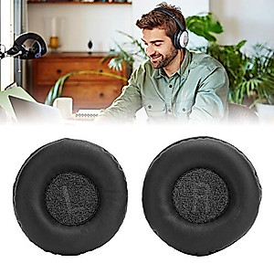 Ear Cushions Compact Size Artificial Leather 60MM Headphone Earpad Easy to Install for Home Office Earphones 2.4in Earphones